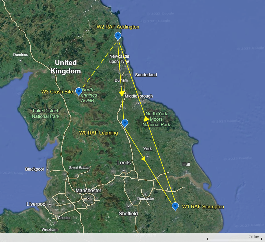 Maps – Gloster Meteor WD778
